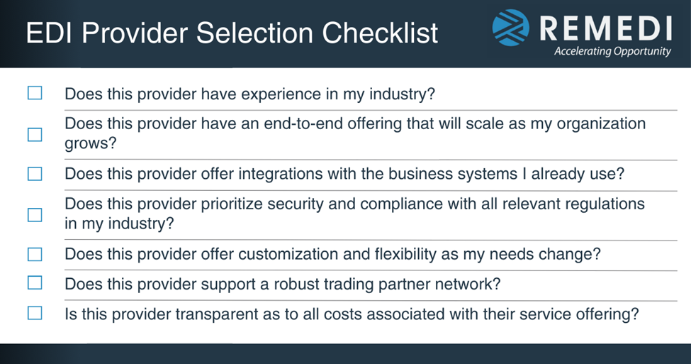 Outsourcing EDI? Here's How to Choose a Provider